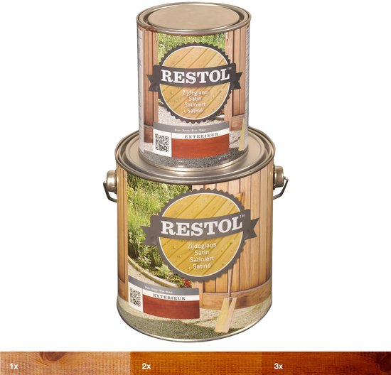 Restol Houtolie Bruin -1 Ltr | bol