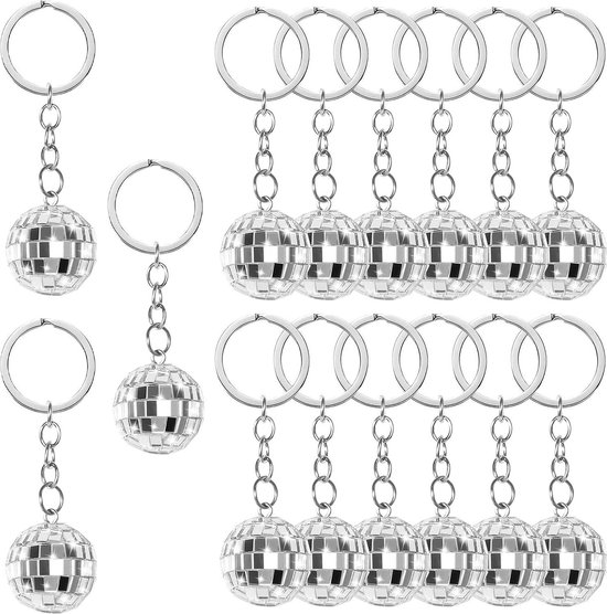 Discobal Sleutelhanger - Mini Spiegelbal Hanger - Jaren '70 ...
