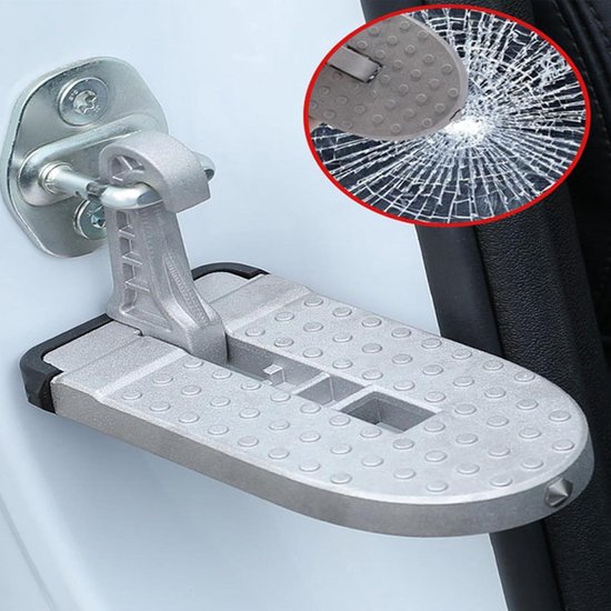 VD WEIDE ENTERPRISE - Deurpedaal voor autodeur inklapbaar SUV/RV zilver ...