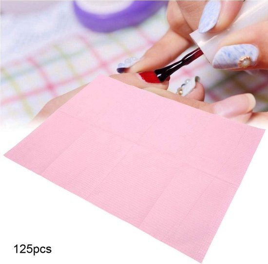 Manicure Table Sets - 125 Units Waterproof Soft Disposable Nail Art Mat ...
