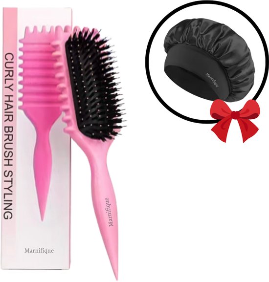 Bounce Curl Brush Haarborstel - Krullenkam - Krullenborstel - Curl ...