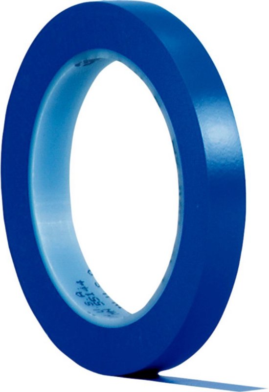3M 471 Hoogwaardige zachte PVC-plakband, 12 mm x 33 m, blauw (verpakking van 72) | bol