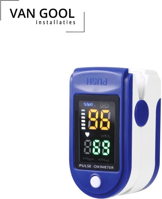 Oximeter - Vinger Zuurstofmeter - Saturatiemeter - Bloedzuurstofmeter | bol