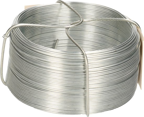 Deltafix IJzerdraad - 2x rol - 0,9 mm x 50 m - verzinkt staal ...