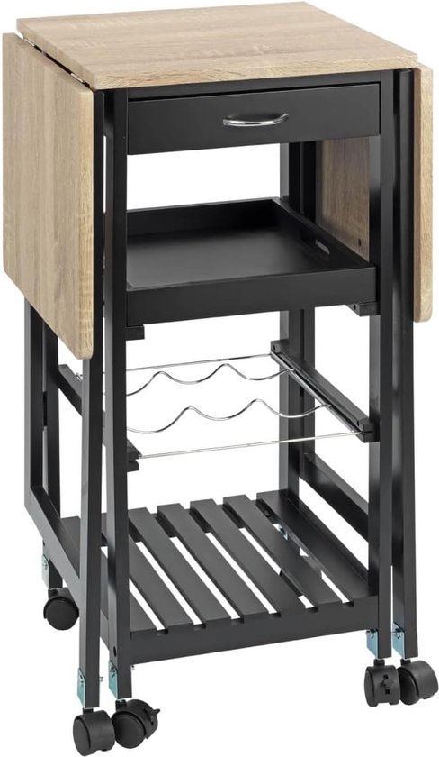 multifunctionele trolley met wieltjes voor keuken, kantoor, badkamer ...