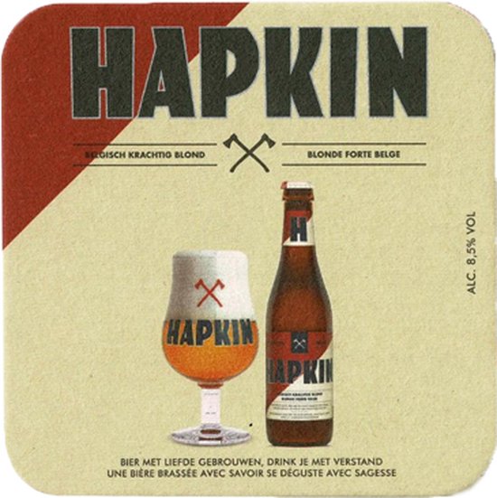 Hapkin - Bierviltjes - 400 stuks (4x 100 stuks) | bol