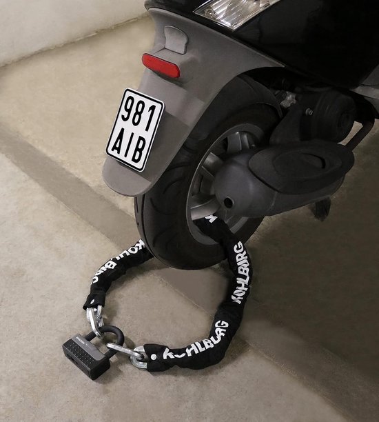 Massief kettingslot 120 cm lang en 12 mm dik met de hoogste veiligheidsklasse 10/10,... | bol