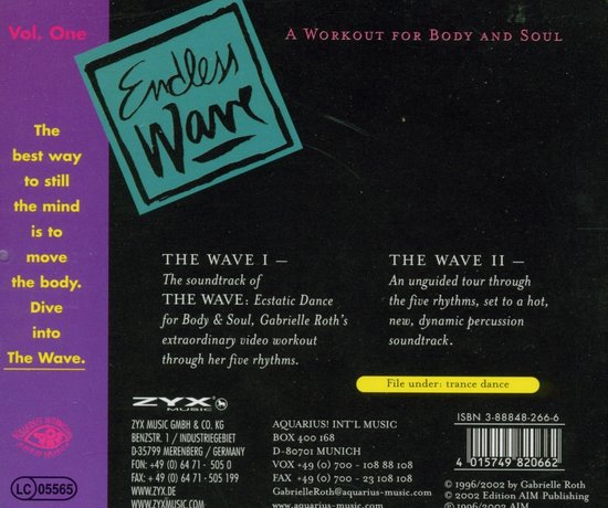 Gabrielle Roth - Endless Wave Volume 1 (CD), Gabrielle Roth | Muziek | bol