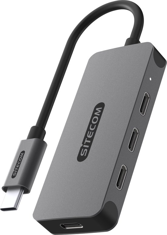 Sitecom - USB-C to 4x USB-C 10Gbps Power Delivery Hub | bol