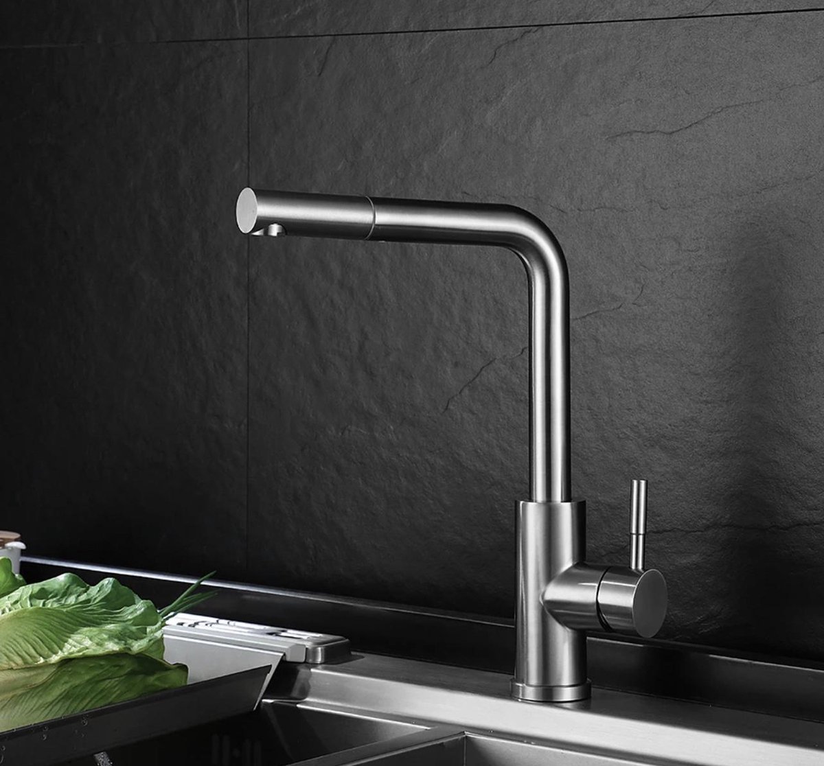 LABOZA- Spout Chroom Keukenkraan met Uittrekbare Uitloop | bol