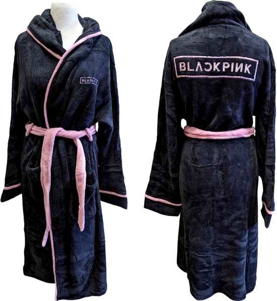 Blackpink - Logo Badjas - L/XL - Zwart | bol