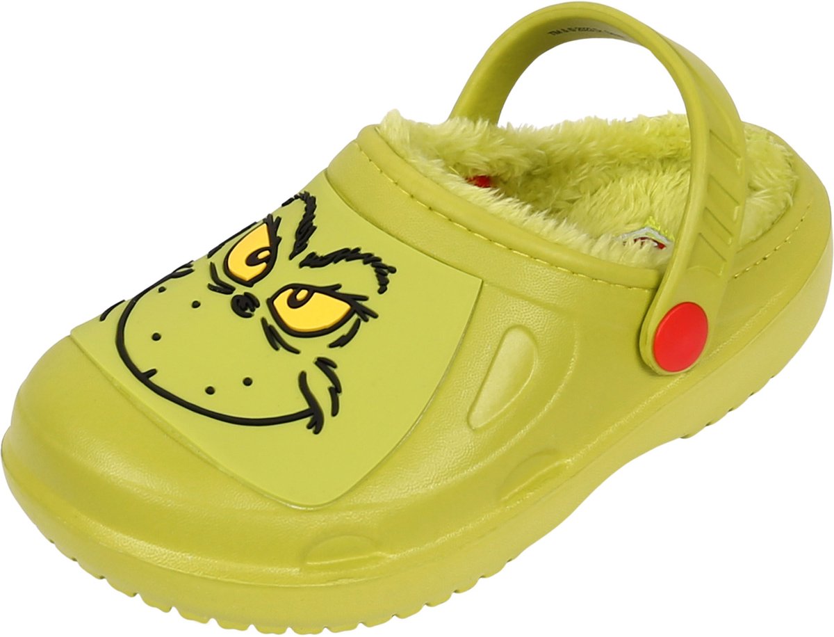 Grinch Groene Pantoffels/Crocs, Gevoerd voor Kinderen | bol