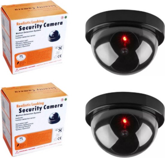 4x Weerbestendige Dummy + Lampje Rood Lampje - Hoge Kwaliteit ...