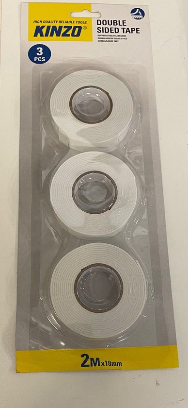 Kinzo double sided tape 3 stuks | bol