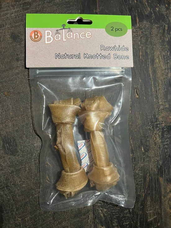 Balance - natural knotted bone - 2 stuks - hondenbot | bol