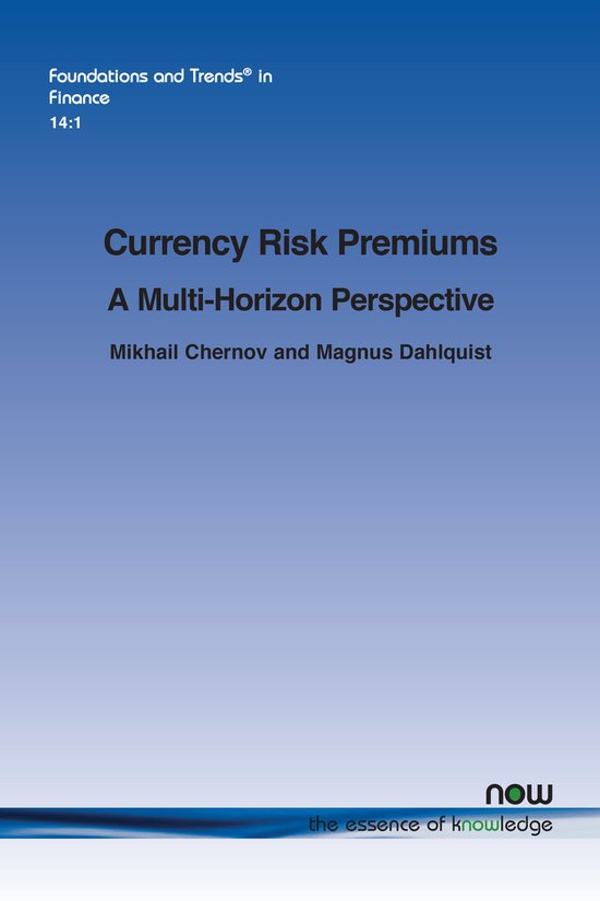Foundations and Trends® in Finance- Currency Risk Premiums ...