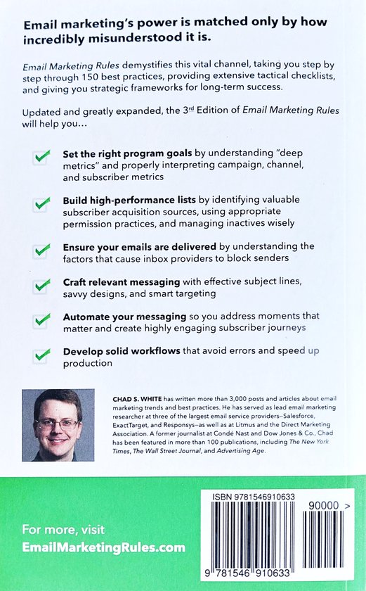 Email Marketing Rules | 9781546910633 | Chad S White | Boeken | bol