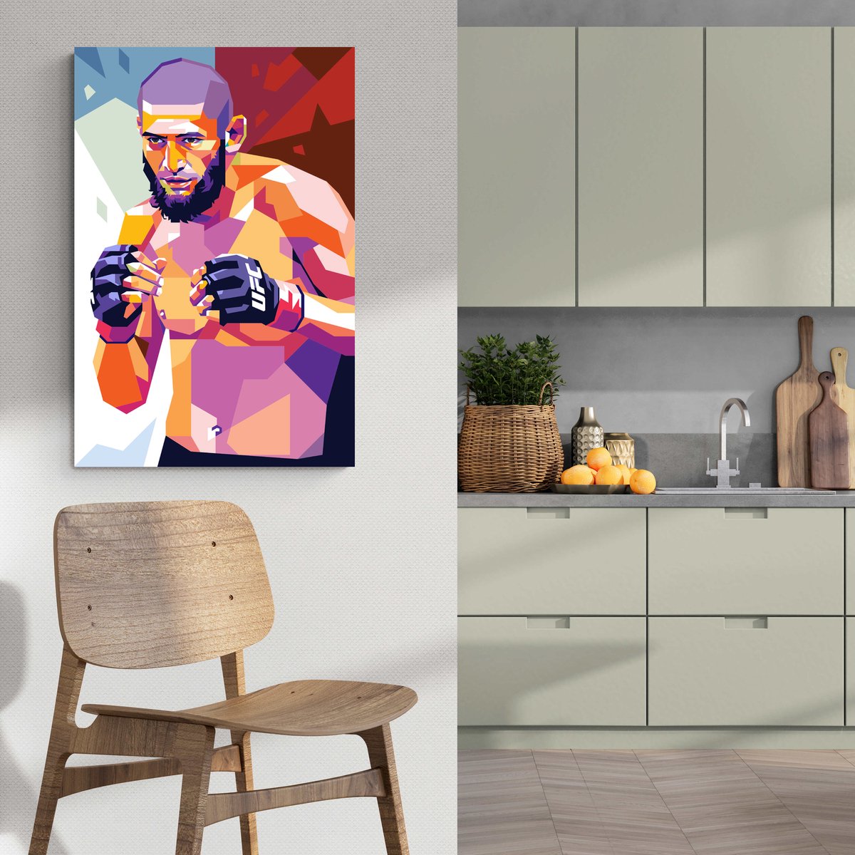 Khamzat Chimaev Poster | Khamzat Poster | Tsjetsjenië | UFC | MMA ...