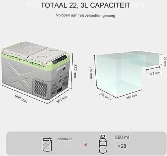 Gratyfied - Koelkast - Frigobox Elektrisch - Foelkast Auto | bol