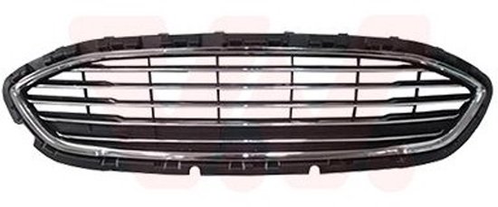 Ford Fiesta, 2017 - - grille, zwart hoogglans, chrome, - 01/2022 | bol