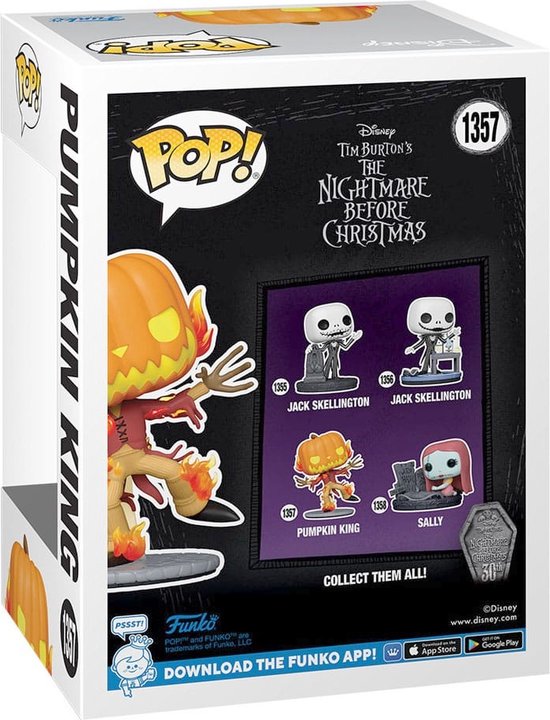 Funko Pumpkin King - Funko Pop! - The Nightmare Before Christmas 30th ...