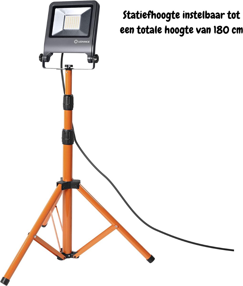 bouwlamp led-licht-100 W-Werkverlichting op Statief-230V | bol
