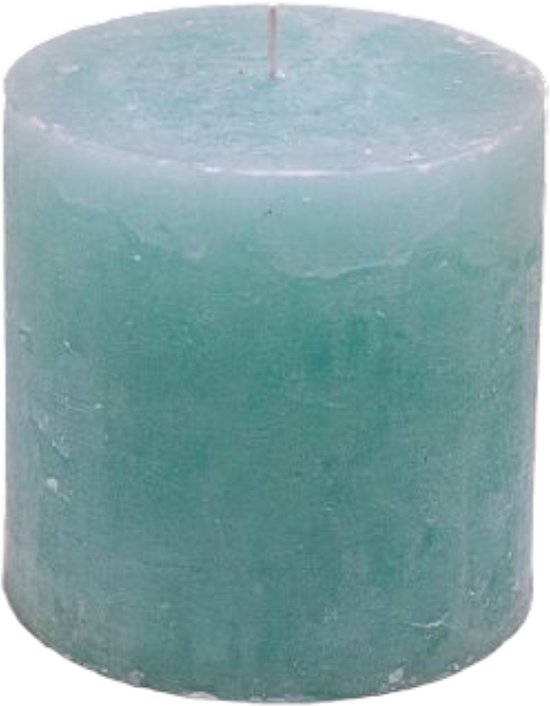 Branded By - Kaars 'Stomp' (Ø10cm x 10cm) - Mint | bol