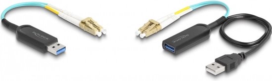 Delock USB 10 Gbps Type-A Extender Set over LC Duplex cable | bol