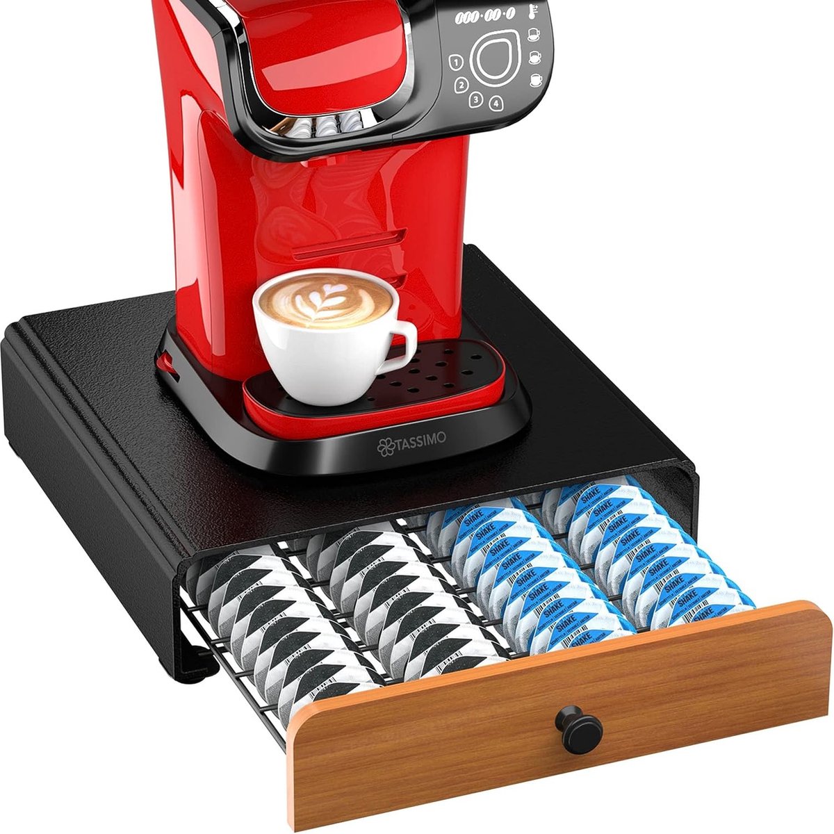 64 Capsule Houder voor Capsule Lade Metalen Koffie Capsule Houder ...