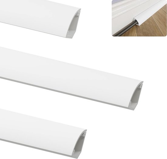 Kabelgoot kwart rond voor hoek, Kabelgoten driehoekig zelfklevend voor ...