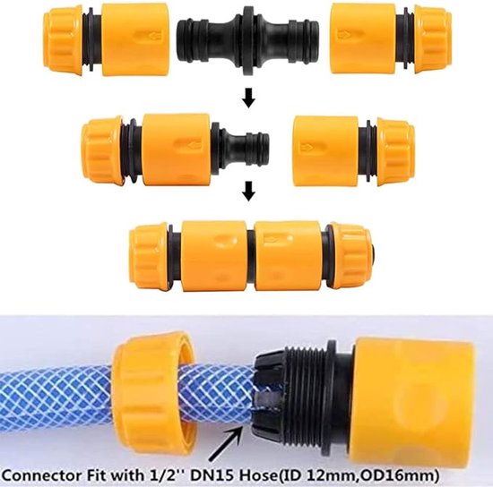 slangkoppeling set / Verdeler Slangkoppeling - HOOGWAARDIGE MATERIALEN ...