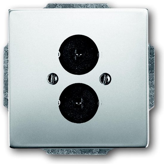 ABB Busch-Jaeger centraalplaat + 2 x luidsprekeraansluiting - Pure ...