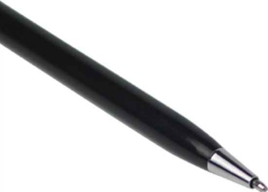 Universele Soft Tip Stylus met Pen - Zwart | bol
