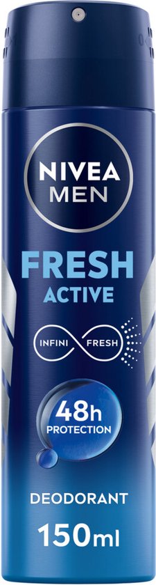 Nivea Men - Deodorant - Spray - Fresh Active - 150ml | bol