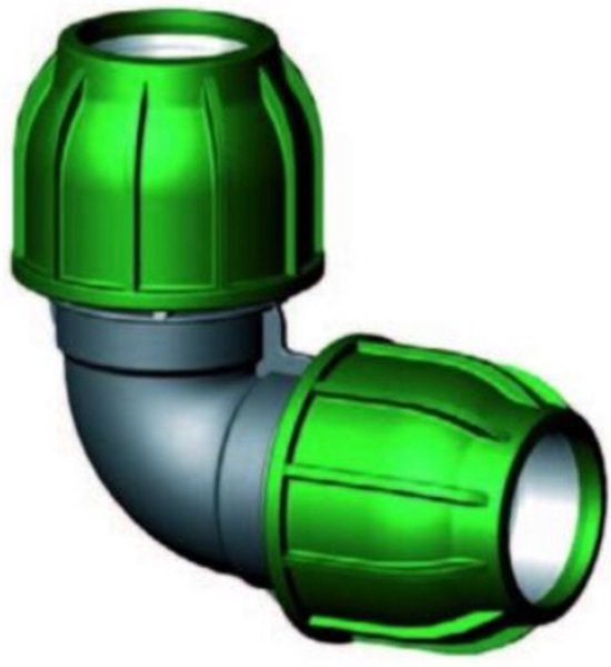 Tyleen PP klemkopp. knie 90° 63 x 63mm | bol