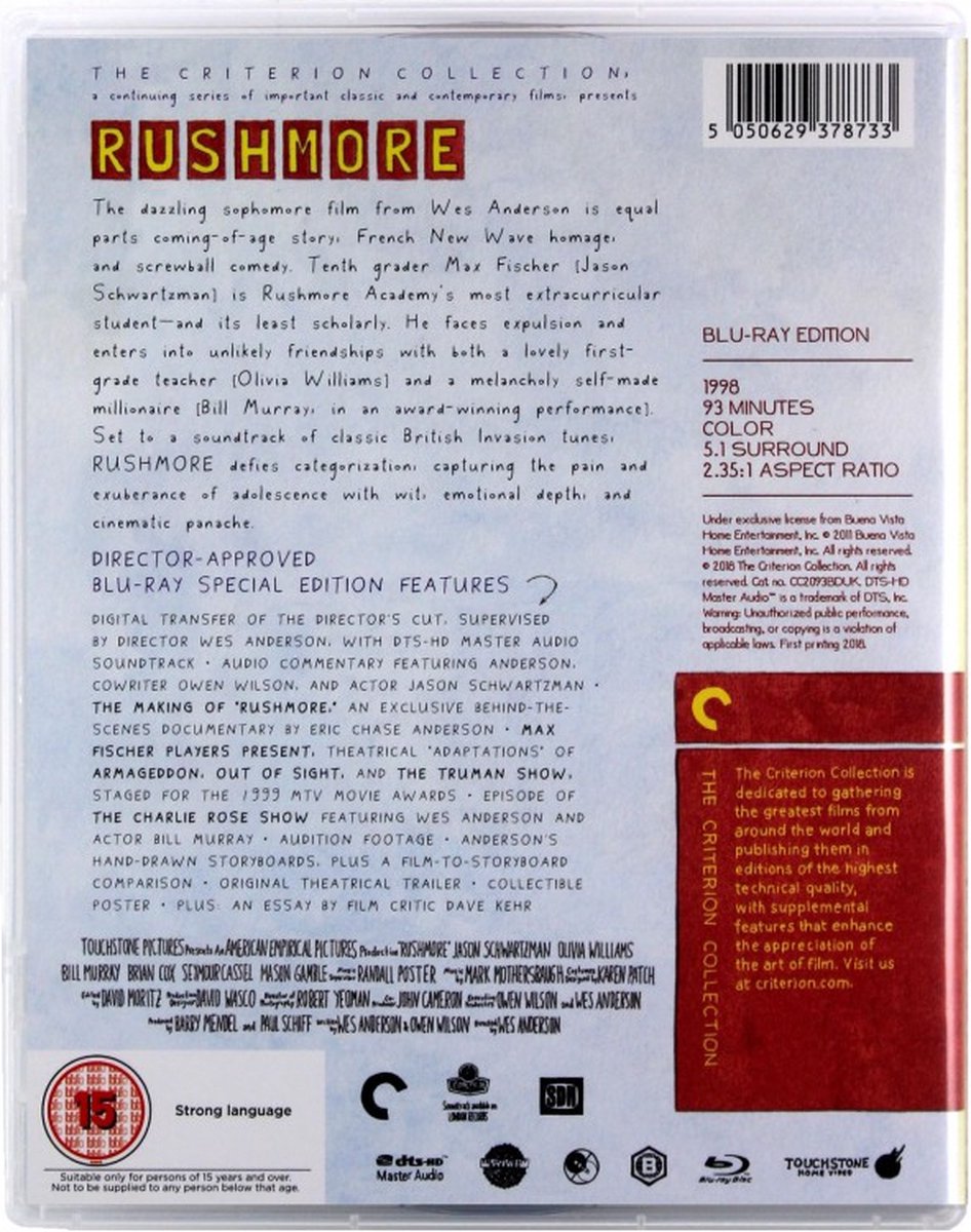 Rushmore (Blu-ray), Jason Schwartzman | Dvd's | bol