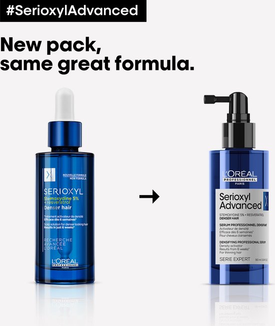 L’Oréal Professionnel Serioxyl Advanced Denser hair serum - voor dunner ...