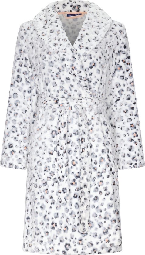 Rebelle dames Badjas Fleece ''Panter'' - S - Blauw | bol