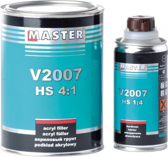 Master Troton V2007 HS Acrylic Grondlak Set 4+1L Zwart | bol