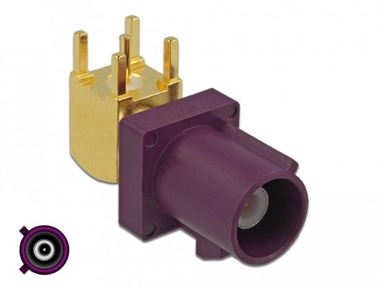 Fakra d plug 90 ° PCB | bol