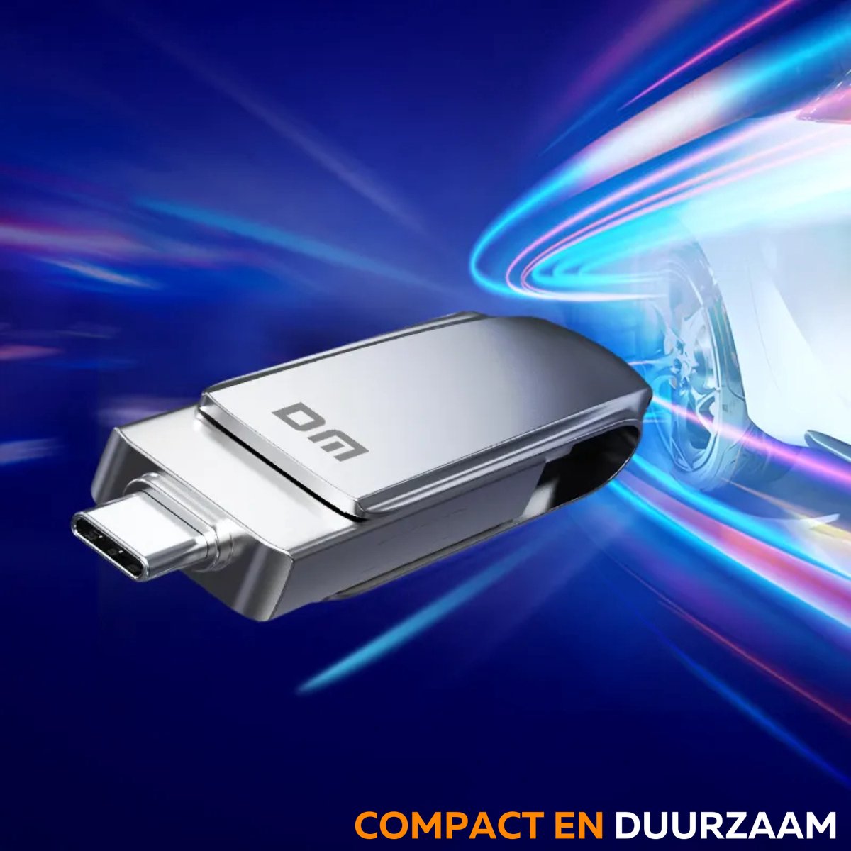 SSD USB Stick - 1 TB opslag - SSD Extern - USB C / USB 3.2 - 520 MB/s - Dual-poort -... | bol