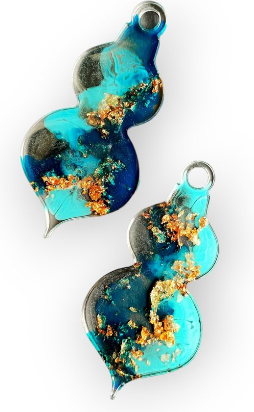Resin Art JR: Unieke hoogwaardige kwaliteit epoxy kersthangers ...
