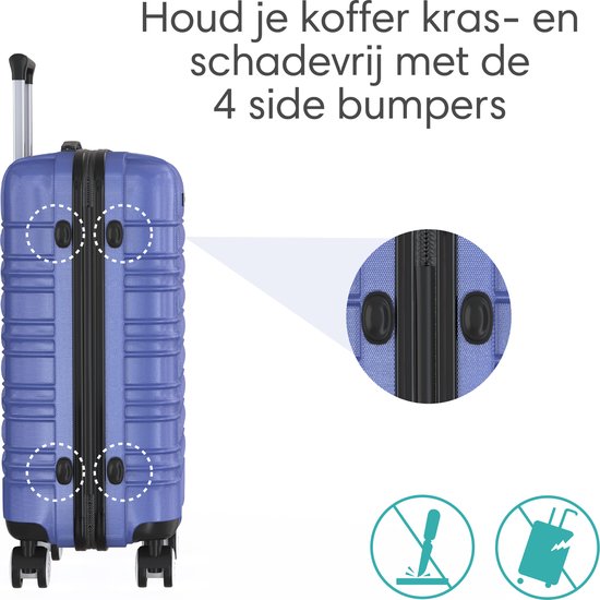 Voyagoux® AVALON - Handbagage Reiskoffer - 39L - Koffers - Reiskoffer ...