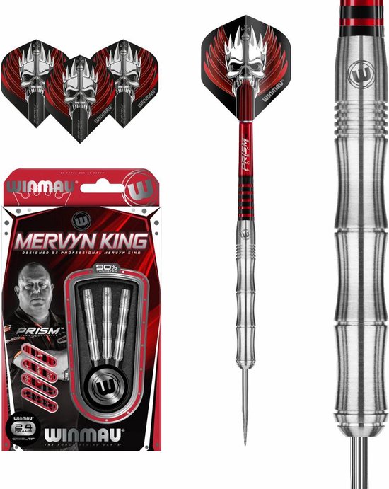 WINMAU - Mervyn King Signature Edition Onyx: Steeltip Tungsten ...