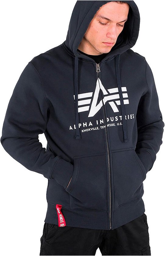 Alpha Industries Basic Zip Hoody Hoodies / Sweatshirts Rep.Blue-S | bol