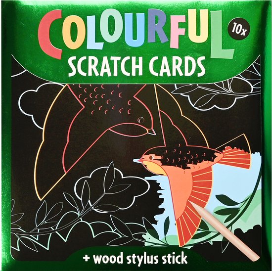 10 Kraskaarten Vogels | bol