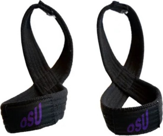 OSU Sportswear Figure 8 Lifting Straps - Lifting Straps - Extra Grip ...