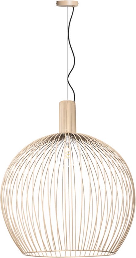 ETH Wire hanglamp 60cm 1x E27 mat zand | bol