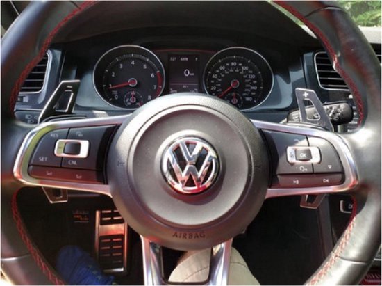 Vw TRoc T Roc Tiguan R Line Red Aluminium DSG Flipper Paddle Flippers ...