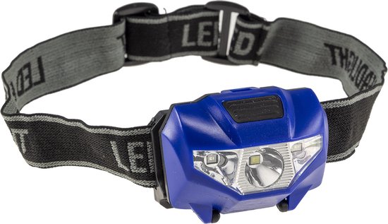 Chilitec LED zeer comfortabele hoofdlamp op batterijen | Rood en wit licht | 150 Lumen... | bol